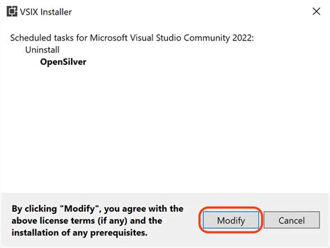 How To Uninstall The Old Opensilver Extension Opensilver