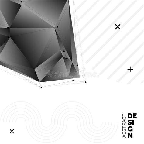 Abstract Triangle Background 3d Triangles Modern Wallpaper Stock Vector Illustration Of