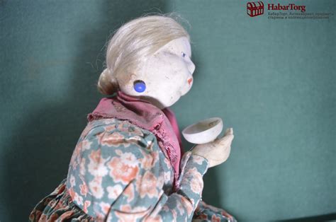 Купить Кукла самоварная, баба с чашкой чая, грелка на самовар. СССР. в ...
