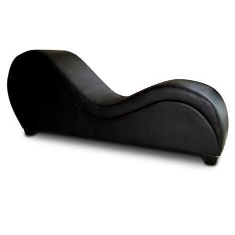 Pu Leather Sofa Ottoman S Shape Sex Sofa Chaise Yoga Chair Bedroom
