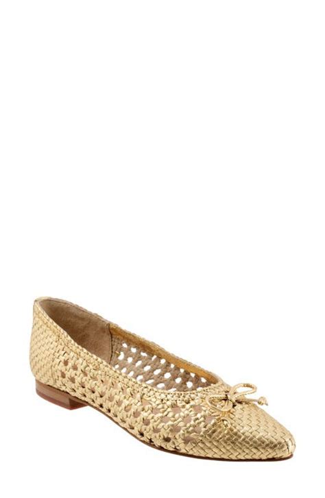 Popular Designer Metallic Trotters Flats Editorialist