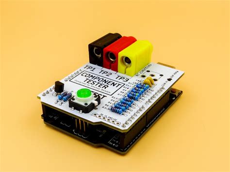 component tester uno shield arduino project hub