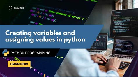 creating variables and assigning values in python abdul wahab junaid
