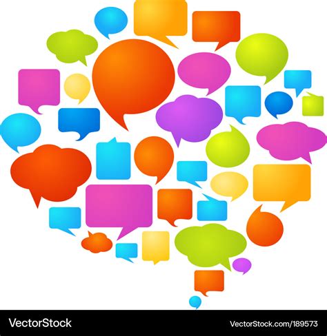 Dialog Bubbles Royalty Free Vector Image VectorStock