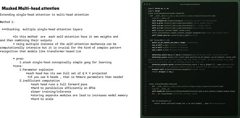 Multi Head Causal Attention From Scratch First Principle By Vigneshwaran Oct 2025
