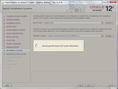Installing 12c Rac On Linux Vm Install Oracle Database Software And