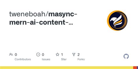 github tweneboah masync mern ai content generator frontend starter