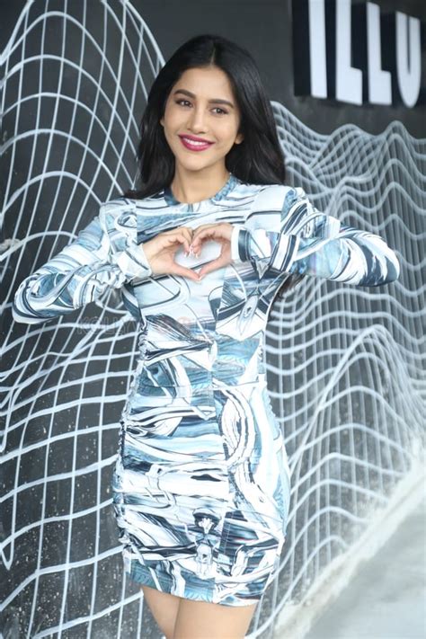 Sexy Actress Nabha Natesh At Vivaha Bhojanambu Restaurant At Jubilee Hills Hyderabad Photos