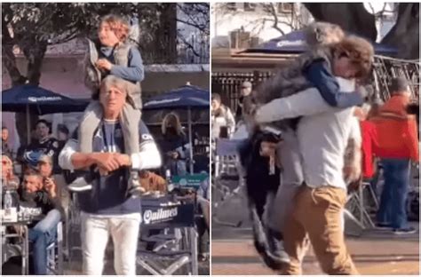 Boy Lost His Dad In The Crowd In Argentina People Helps World News
