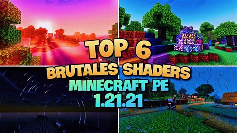 Top 7 Brutales Shaders Para Minecraft Pe 1 21 21 Minecraft Bedrock 1 21 21 YouTube