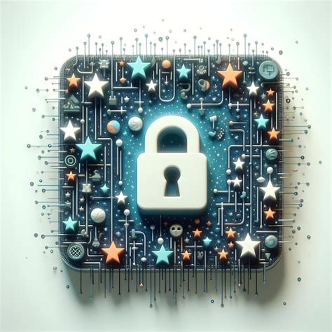 Premium Photo 3d Flat Icon Space Encryption Concept Encrypted