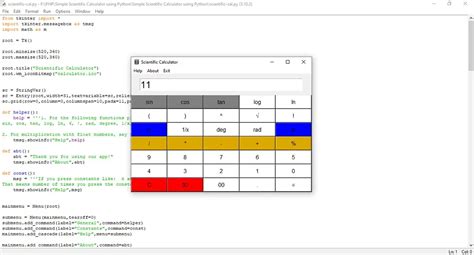 Scientific Calculator Using Python With Source Code Free Source Code Download And Tutorials