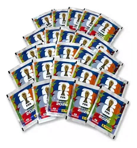 Set 100 Sobres Futbol Panini De Copa Mundial Wc 2026 Cuotas Sin Interés