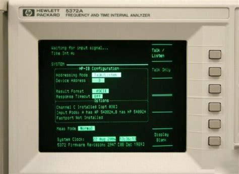 Agilent 5372a 030 Modulation Domain Analyzer