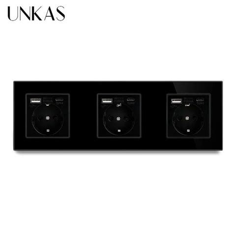 Розетка наружная стеклянная Type C Usb купить по низкой цене в интернет магазине Ozon