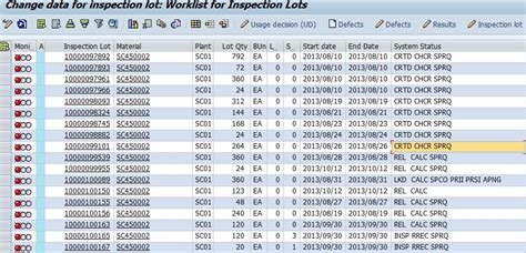 Solved How Can I Make The Inspection Lot As Crtd Chcr Sp Sap Community