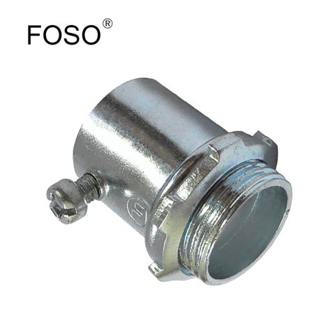 EMT Connector Set Screw Type Steel FOSO Electrical