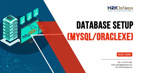 Database Setup Mysql Or Oraclexe H K Infosys Blog