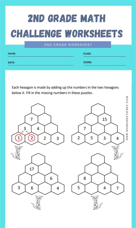 Math Challenges Worksheets
