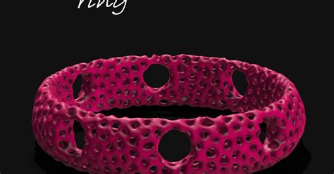 Voronoi Ring Or Braclet By Jakub Download Free Stl Model