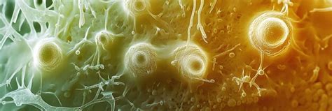 Microscope Closeup Revealing Tiny Organisms Premium Ai Generated Image