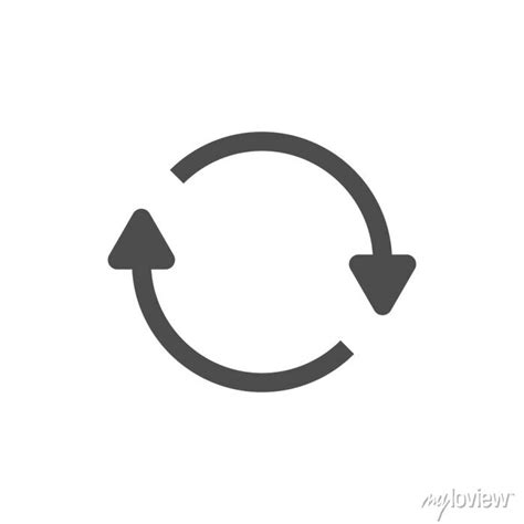 Refresh Reload Icons Sync Restore Update Signs For Modern Posters For The Wall Posters