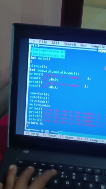 C Programming Calculation Of Sumsubdiv Mult Printfscanf Youtube