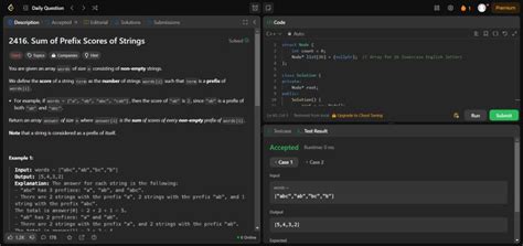 100daysofcodechallenge Leetcode C Trie Stringprocessing 100daysofcode Shreya Dutta