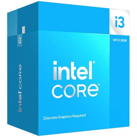 Procesor Intel® Core™ I3 14100f Pana La 4 7 Ghz Turbo 12mb L3 Socket Lga1700 Fara Video