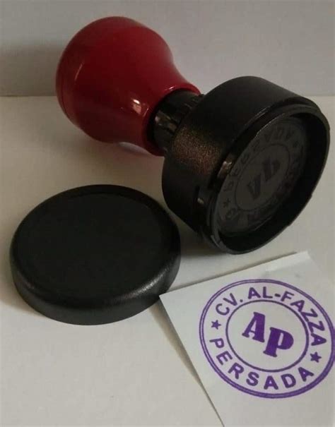 Bikin Stempel Bulat Diameter 3 Cm Di Soreang