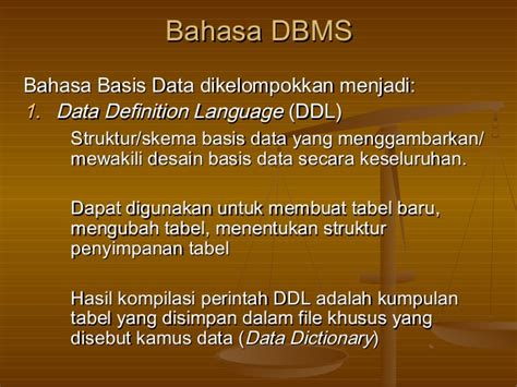 Pengertian Bahasa Basis Data Komponen Contoh And Penggunanya