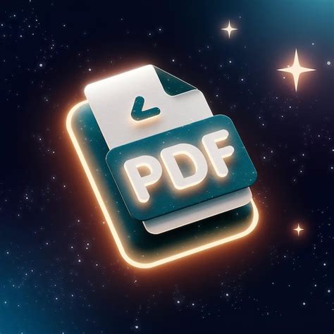 Pdf File Document File Type Icon Files Format And Document Concept 3d Render Illustration