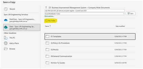How Do I Disable The New Folder Button When Saving From Word Or Excel To Sharepoint Microsoft Qanda