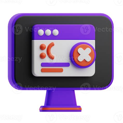 Blue Screen Error Cyber Security Illustration 3d 50271454 Png