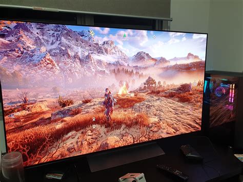 Finally Got A 55 C2 To Replace My Old Tcl 60hz Tv Which I Ve Been