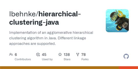 GitHub Lbehnke Hierarchical Clustering Java Implementation Of An Agglomerative Hierarchical