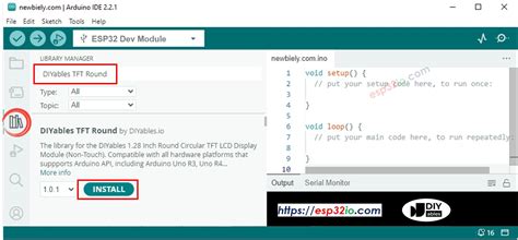 Esp32 128 인치 원형 Tft Lcd 디스플레이 모듈