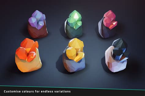 Shatter Stone: Low Poly