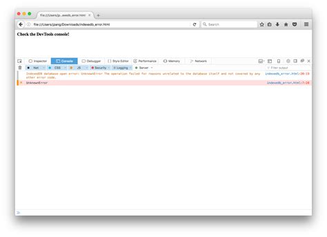 1331103 indexeddb open profile schema too high error cannot be