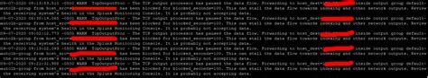 Solved The Tcp Output Processor Has Paused The Data Flow Splunk