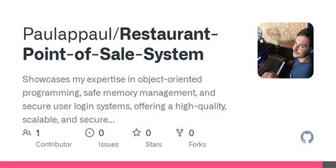 Github Paulappaulrestaurant Point Of Sale System