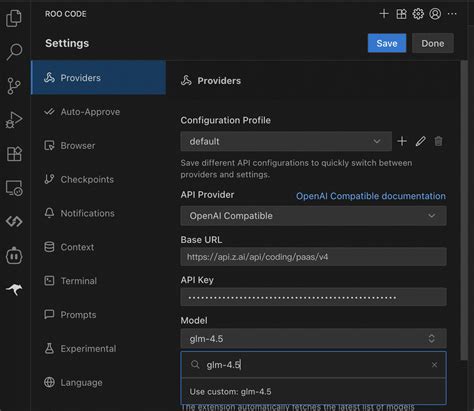 Roo Code Zai Developer Document