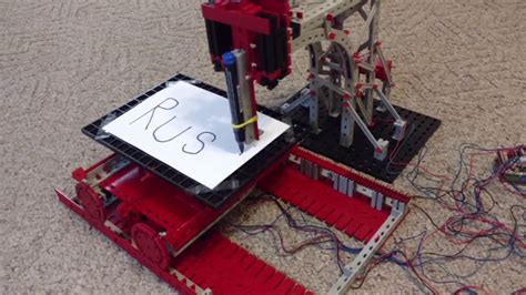 Arduino Cnc Plotter With Gcode And Fischer Technik Youtube