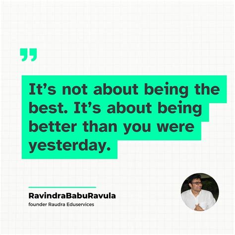 Ravindrababu Ravula On Linkedin Progress Selfimprovement Motivation
