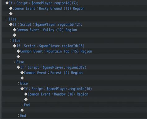 Calling On Regions In Conditional Branch RPG Maker Forums