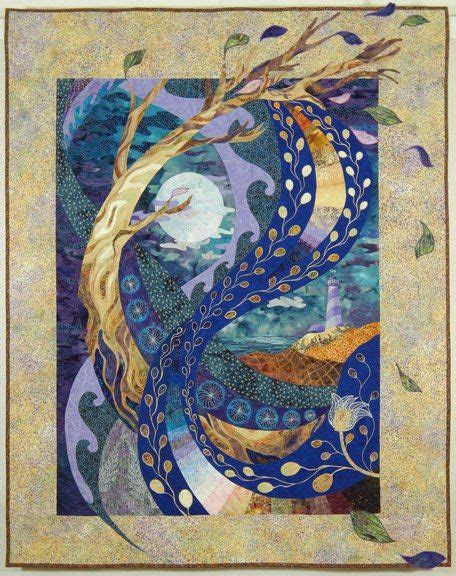 Пэчворк - Любимые лоскутки | Landscape art quilts, Landscape quilts ...