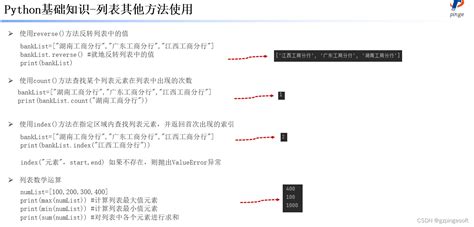 Python 无废话 基础知识列表list详讲 CSDN博客
