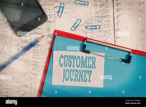 Handwriting Text Writing Customer Journey Conceptual Photo Complete