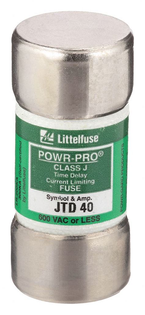 LITTELFUSE JTD Series Class J Fuse 486J80 JTD040 Grainger