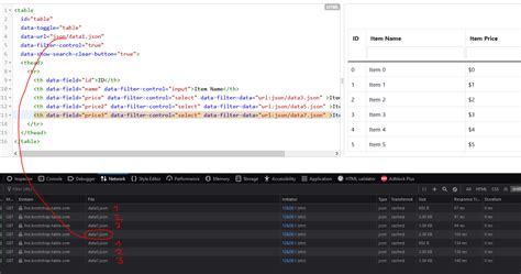 filter control with url json triggers multiple calls · issue 6361
